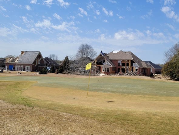Turtle Point sustains heavy storm damage - Alabama Golf News